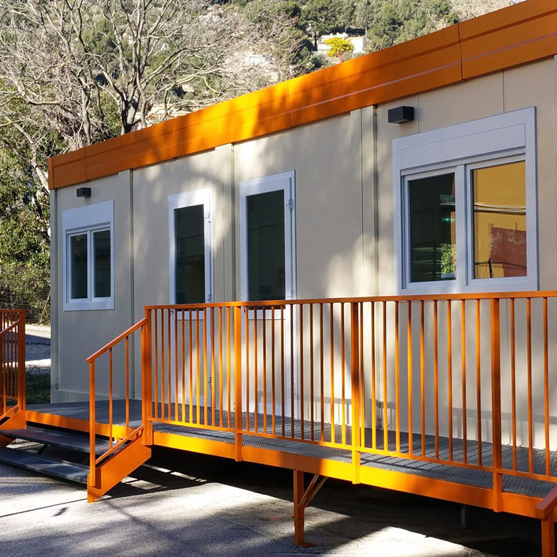 Modern ready made real estate prefab steel frame prefab homes container ...