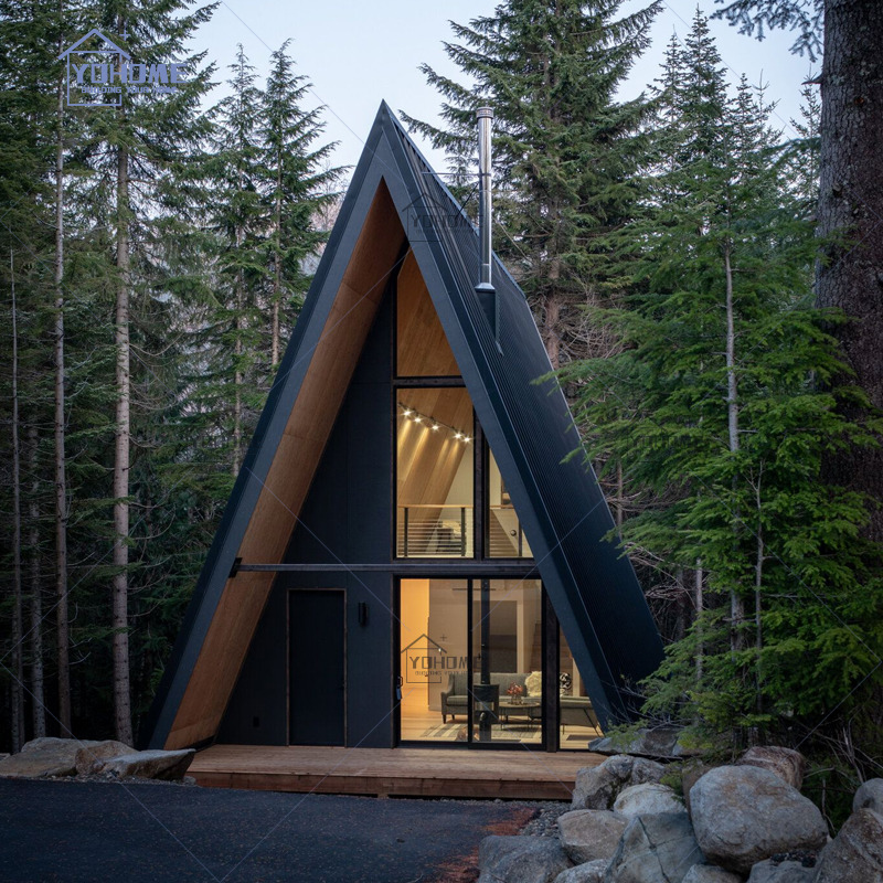 Modern Australian style one frame plan structure wooden triangle houses ...