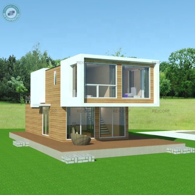 40ft Modern Height Modular Container Homes New Design Prefab House ...
